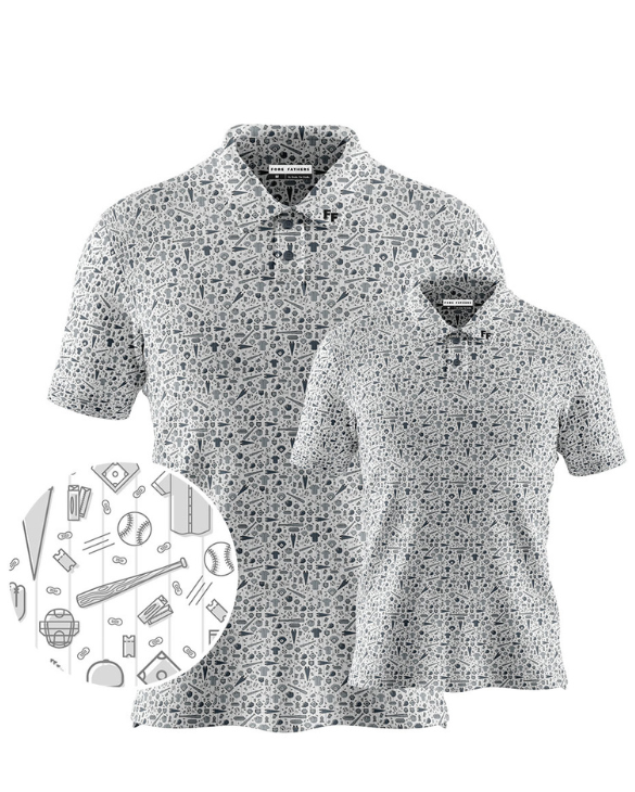Baseball Matching Polos | Home Run Harmony Matching Polos | Fore Fathers